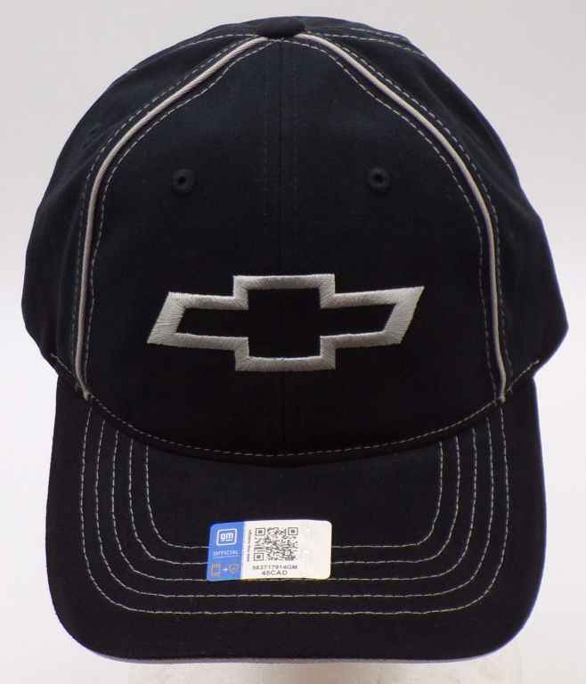 Black Chevrolet 100% Cotton Adult Hat