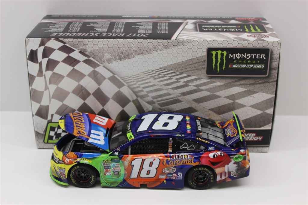 Kyle Busch 2017 M&M'S Caramel / Loudon Playoff Win 1:24 Nascar Diecast