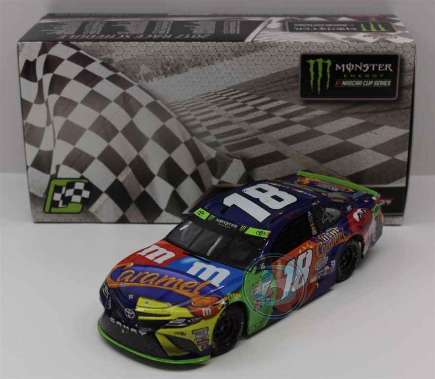 Kyle Busch 2017 M&M'S Caramel / Loudon Playoff Win 1:24 Nascar Diecast