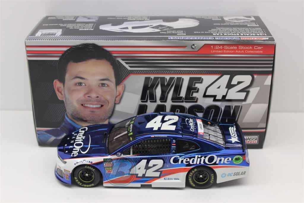 Kyle Larson 2018 Clover / First Data 1:24 Color Chrome Nascar Diecast