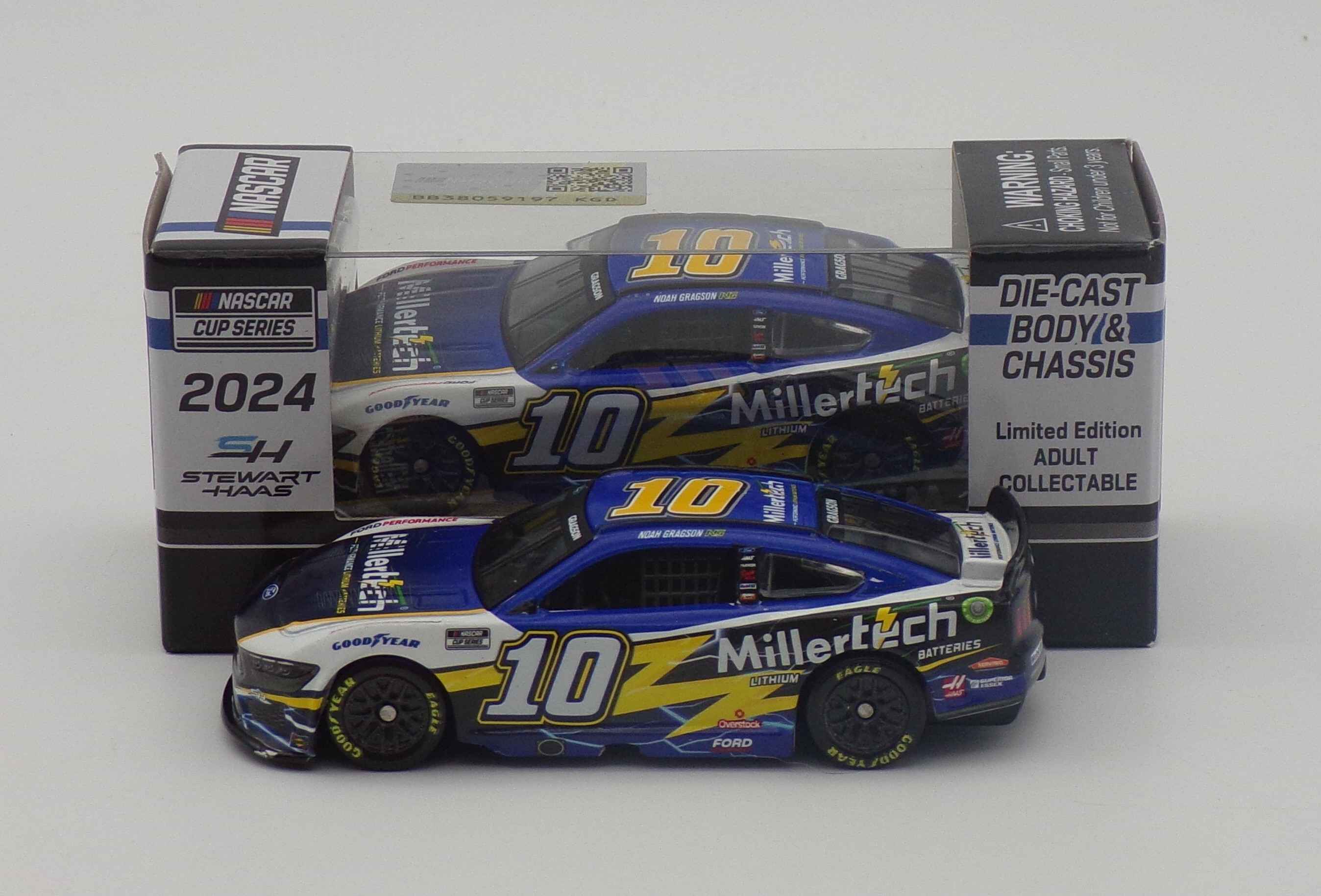 Noah Gragson 2024 MillerTech 1:64 Nascar Diecast Chassis