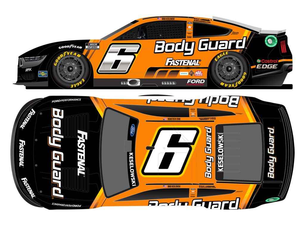 Brad Keselowski 2024 Fastenal Body Guard 1:64 Nascar Diecast Chassis ...