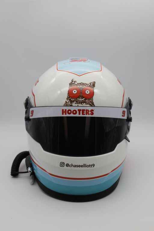 Chase Elliott 2022 Hooters Full Size Replica Helmet