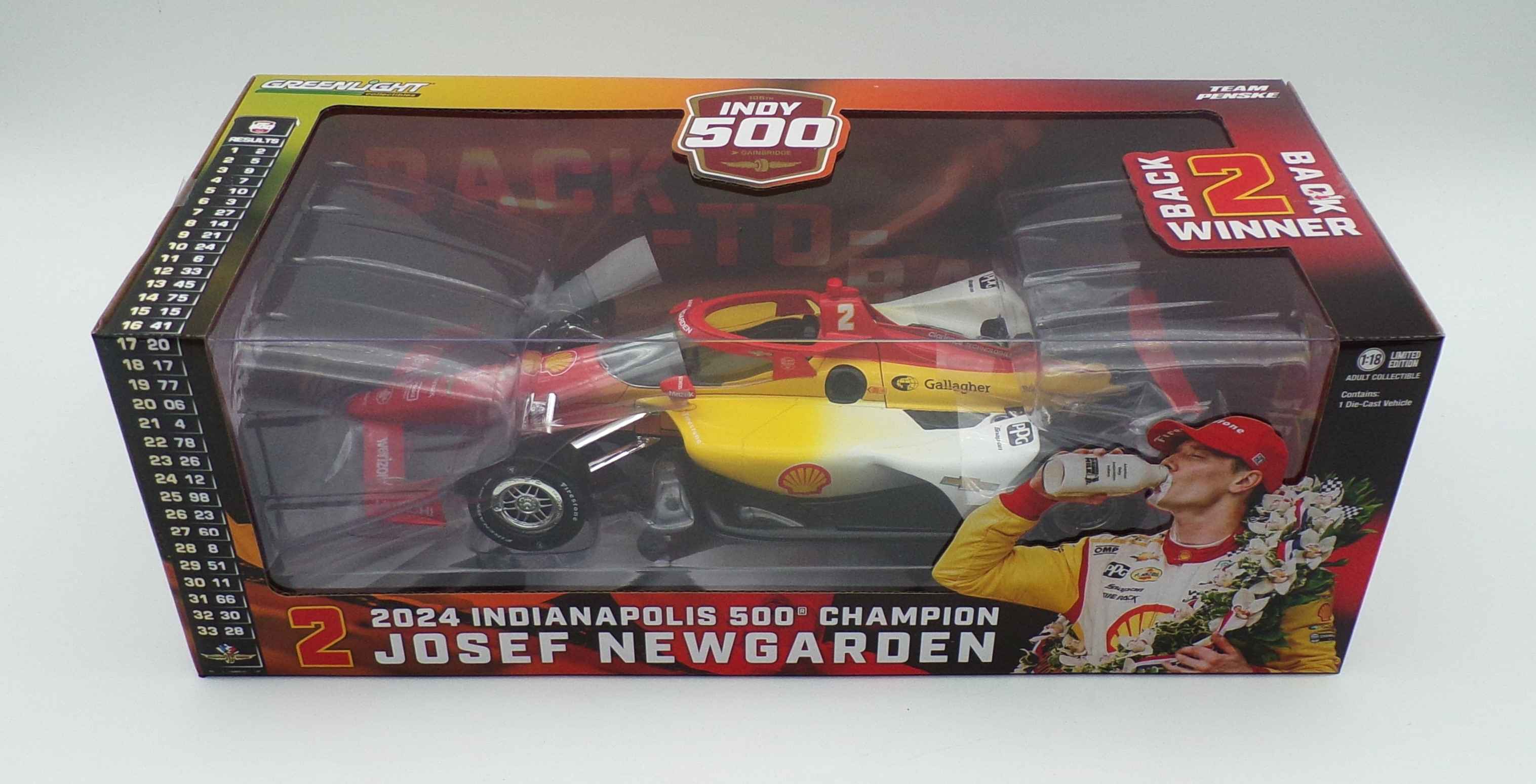 Josef Newgarden / Team Penske #2 Shell Oil / 2024 Indianapolis 500 ...