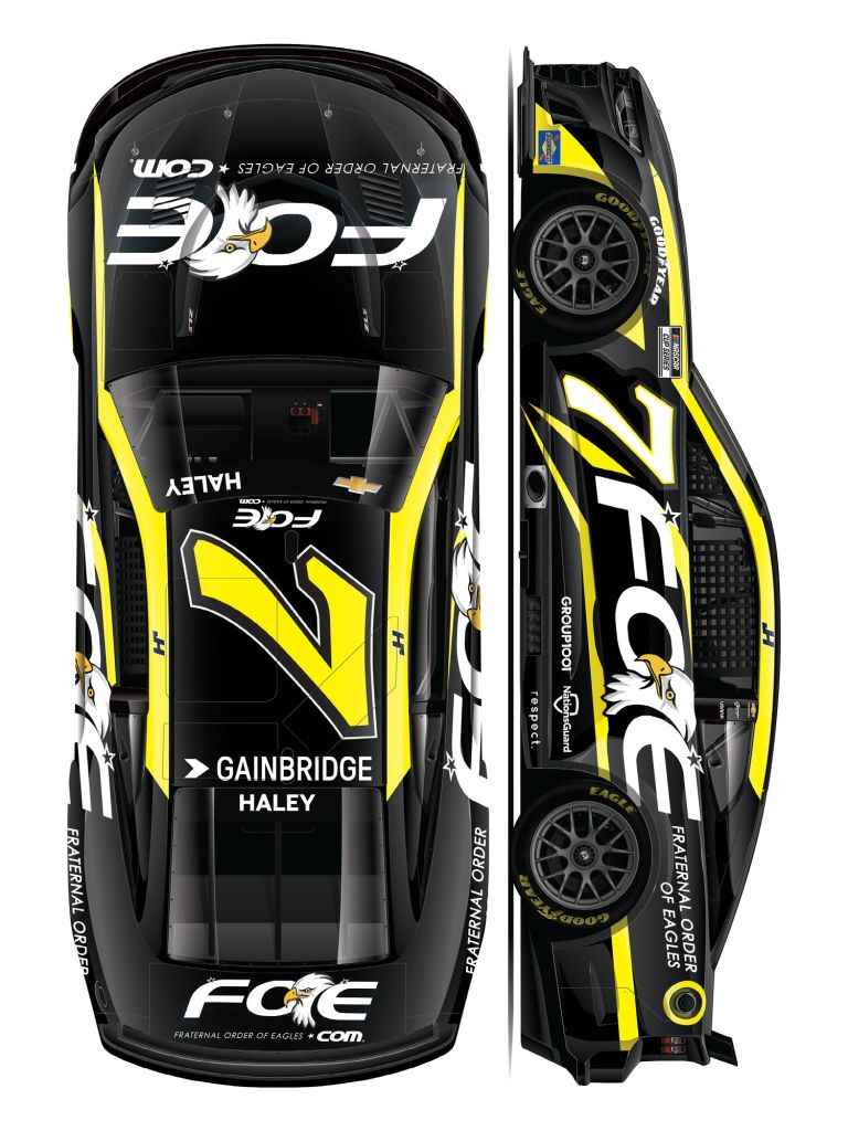 Justin Haley 2025 Fraternal Order Of Eagles 1:24 Nascar Diecast