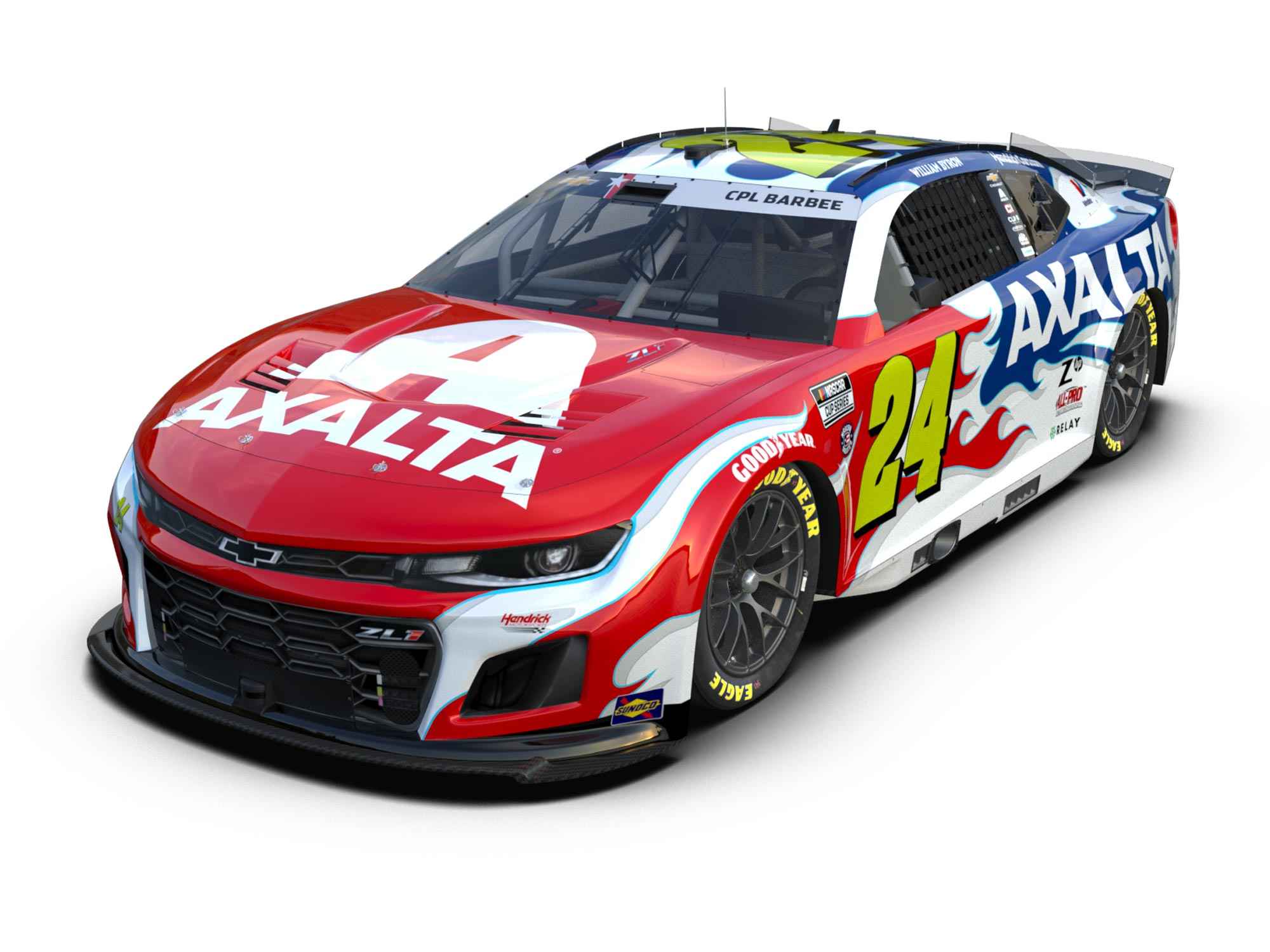 William Byron 2025 Axalta Patriotic 1:24 Nascar Diecast