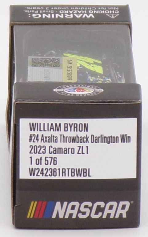 William Byron 2023 Axalta Darlington Throwback 5/14 Race Win (#24 100th ...